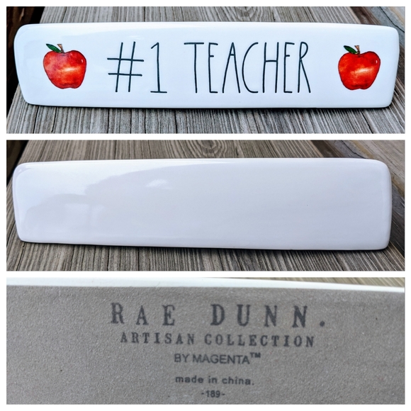 Rae Dunn | Office | Rae Dunn Teacher Desk Sign Nwt | Poshmark